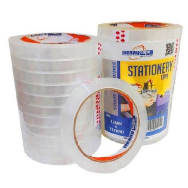 Jual 1 ROLL ISOLASI TEBAL BENING BERRY 12mm x 72y ( BACA DESKRIPSI ...