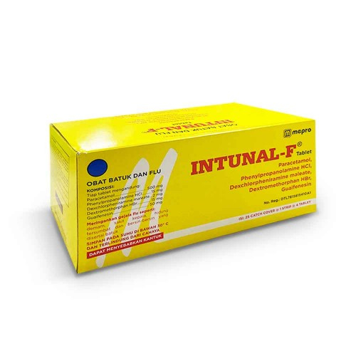 Jual Obat Batuk Flu Meriang INTUNAL F Forte Tablet Box | Shopee Indonesia