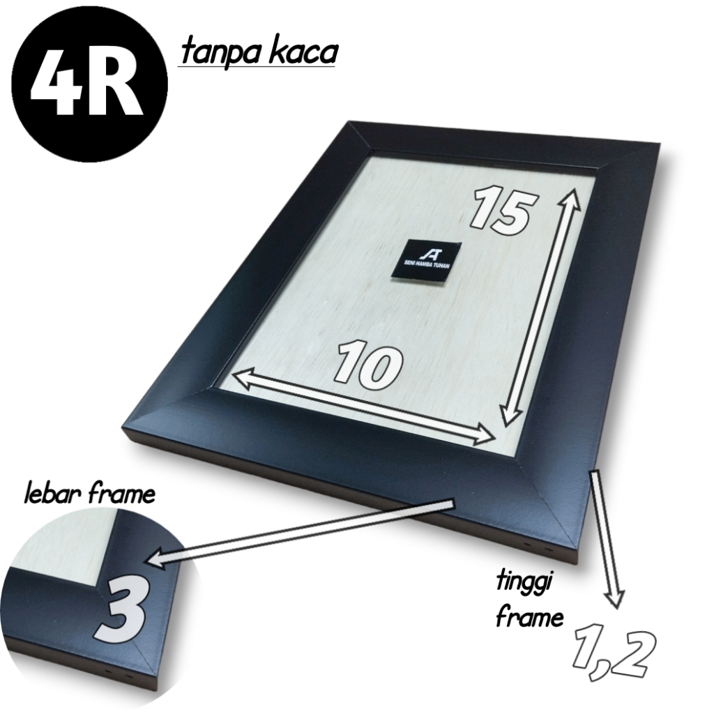 Jual Tanpa kaca Bingkai Foto Ukuran 4R ( 10 cm x 15 cm ) Frame Foto / Pigura | Shopee Indonesia