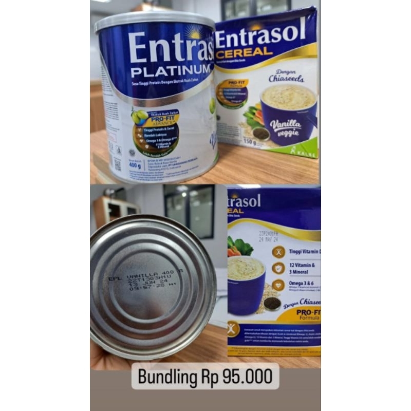 Jual Bundling Entrasol Platinum dan Entrasol Cereal | Shopee Indonesia
