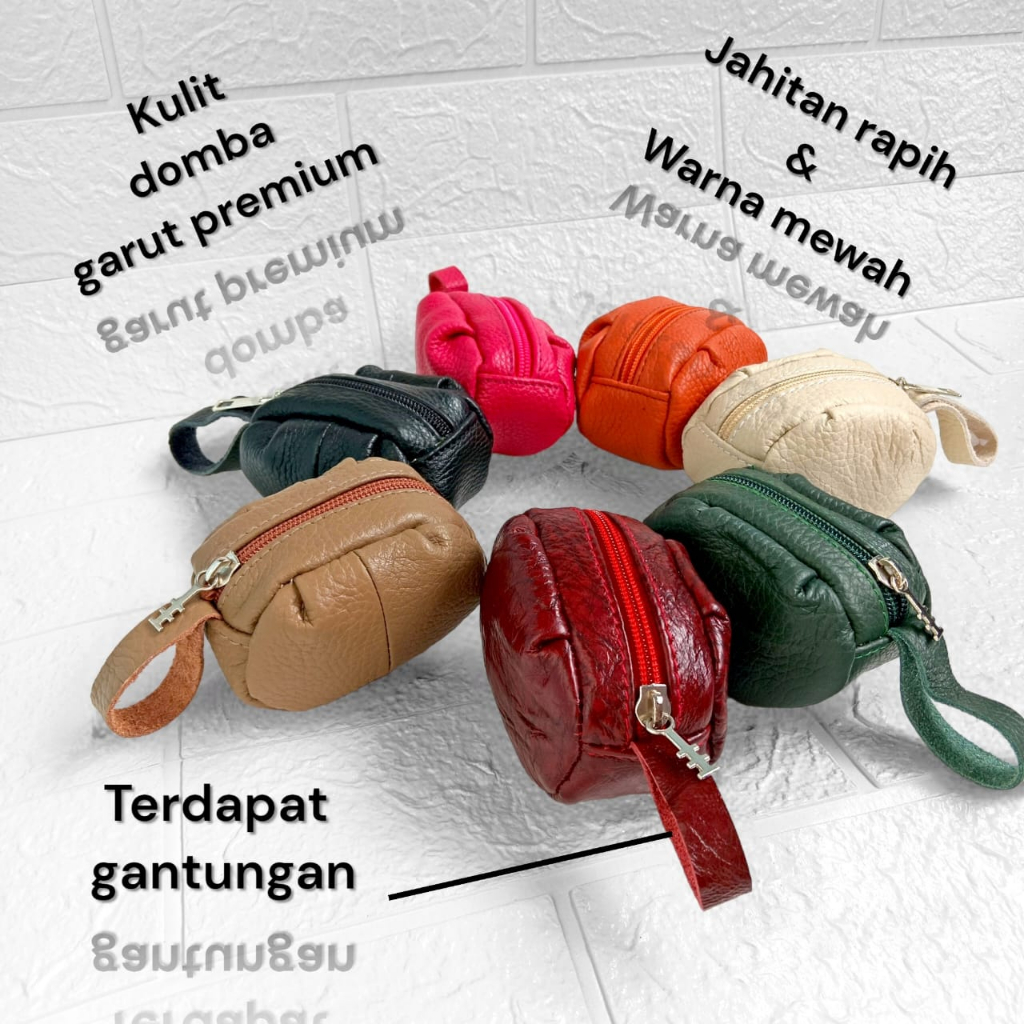 Jual Dompet Wanita / Papirut Dompet Kulit Asli Garut / Dompet Koin Mini ...