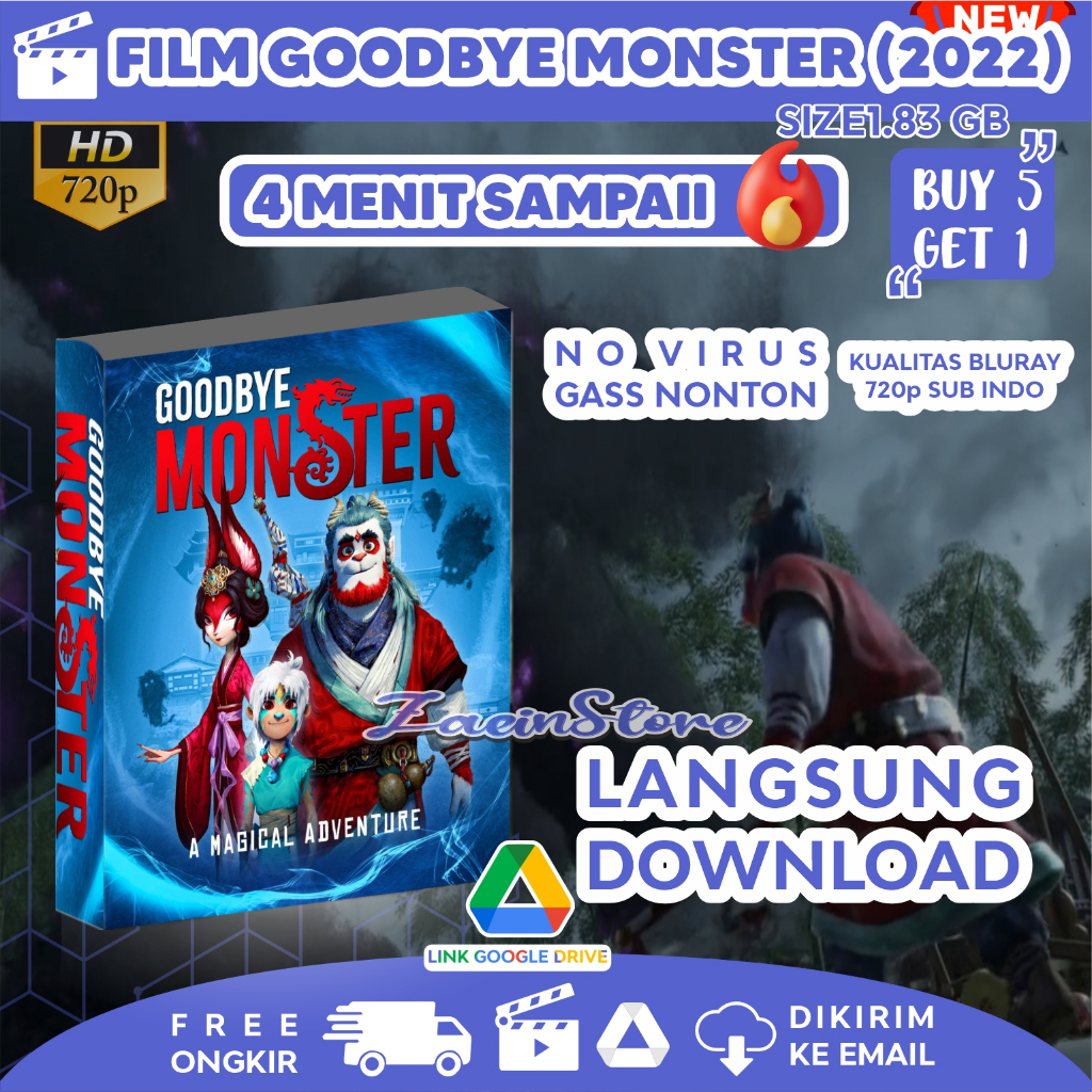 Jual FILM GOODBYE MONSTER (2022) // FILM ANIMASI CHINA // FILM TERBARU 2023 // FILM TERBAIIK ...