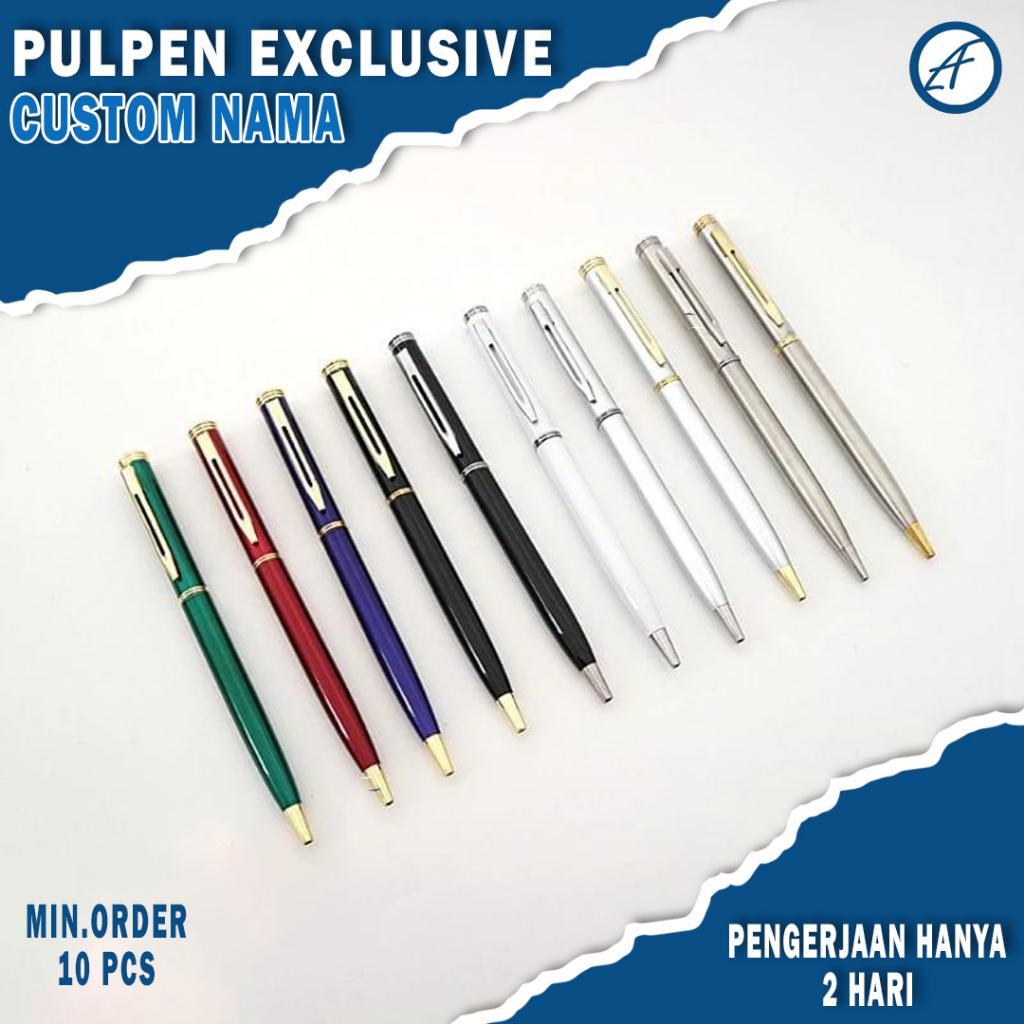 Jual Pulpen Custom Nama | Pulpen Paku Medium | Pulpen Exclusive ...