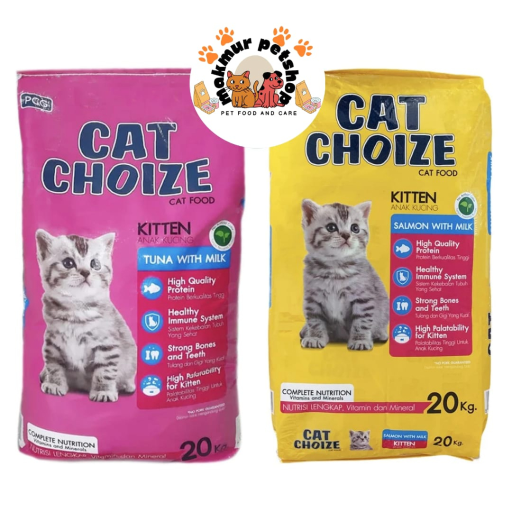 Jual Cat Choize Kitten Tuna20 kg / Makanan Kering Kucing Cat Choize 20 ...