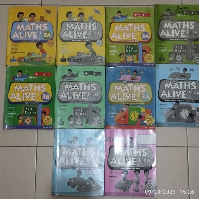 Jual Buku Bekas Math Alive Studen Book dan Work Book | Shopee Indonesia