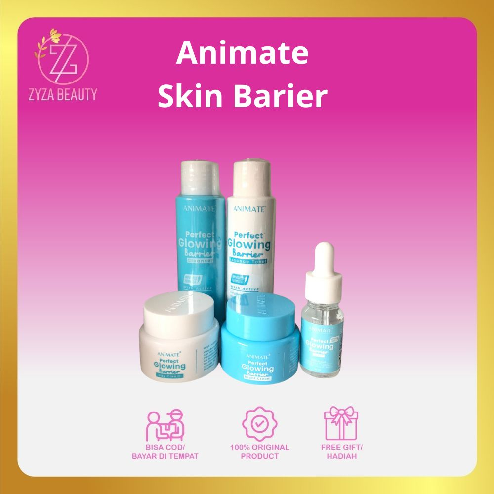Jual Animate Glowing Barrier Series 5 in 1 / Paket skincare lengkap ... Jual Animate Glowing Barrier Series 5 in 1 / Paket skincare lengkap ...