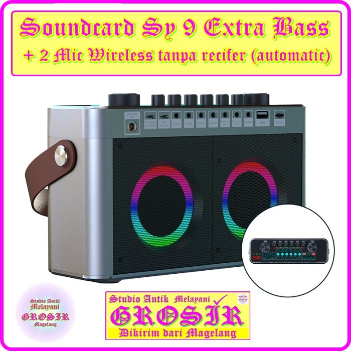 Jual SOUNDCARD SY9 - SOUNDCARD SY6 - SOUNDCARD X8PRO - MIC KARAOKE ...