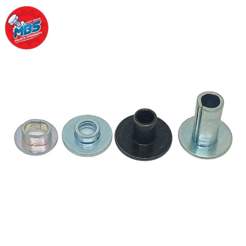 Jual RING BOS M6 BAUT 10 PANJANG PENDEK HITAM OPAL BUSING COBER KARET ...