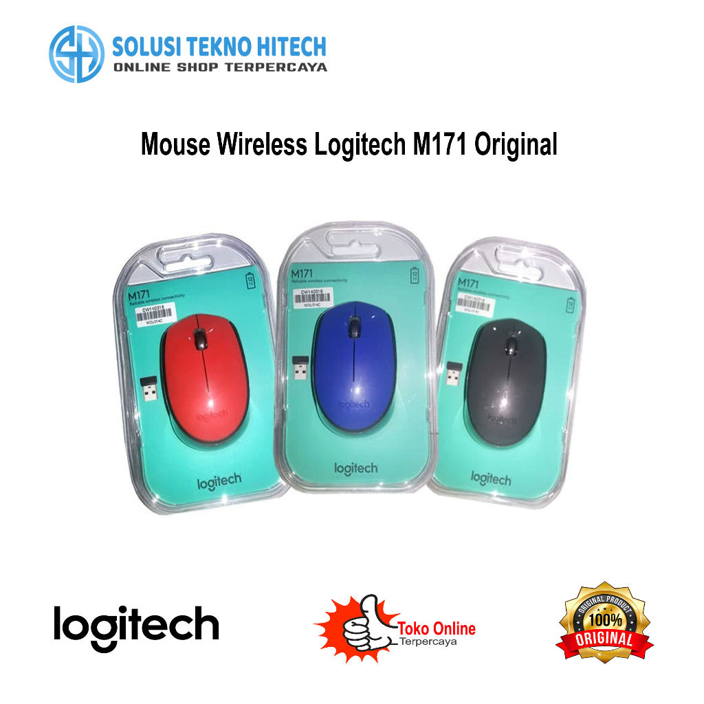 Jual Mouse Wireless Logitech M171 Original | Shopee Indonesia
