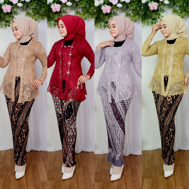 Jual NM-SET KEBAYA KUTU BARU BRUKAT//KEBAYA MODERN//KEBAYA PESTA//KEBAYA WISUDA | Shopee Indonesia