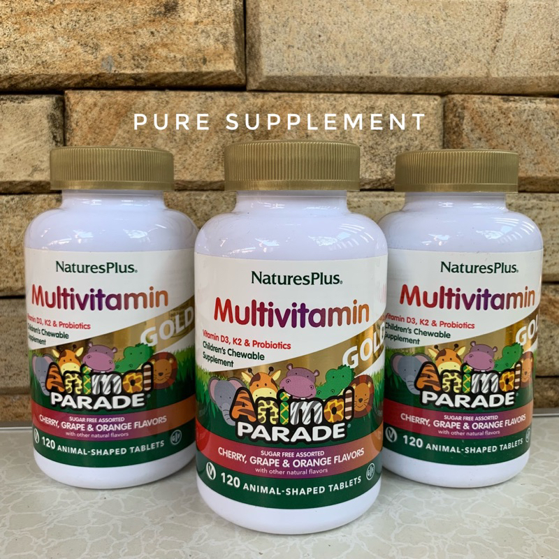 Jual Animal Parade Gold 60 120 kaps multivitamin anak | Shopee Indonesia