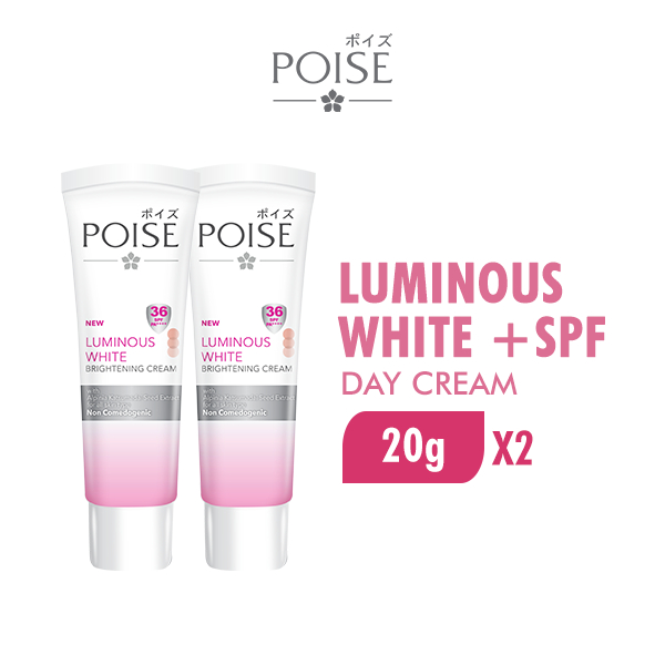 Jual Poise Day Cream Lumwhite + SPF Tube 20 gr - Whitening Day Cream x2 ...