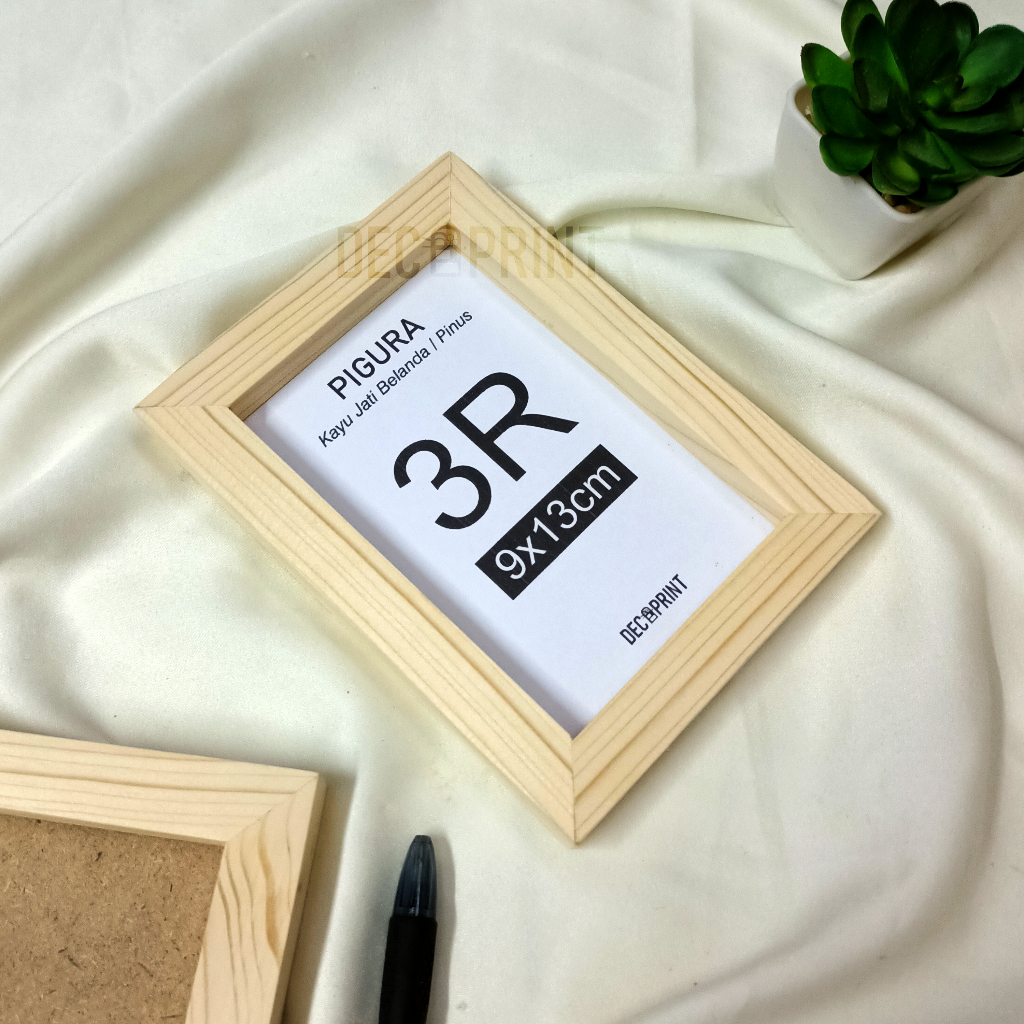 Jual Pigura Kayu Jati Belanda Ukuran 3R 9x13 cm Bingkai Frame Kayu Jati ...