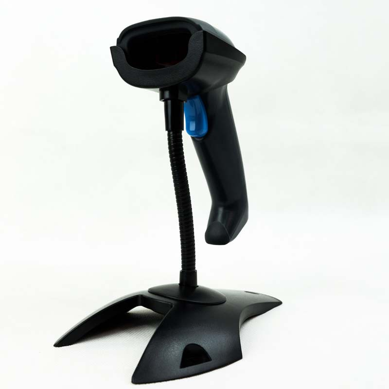 Jual Barcode Scanner Laser 1D Iware Bison BI-1055AS USB With Stand ...