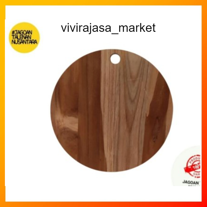 Jual Talenan Bulat Estetik Bahan Kayu Diameter 25cm | Shopee Indonesia