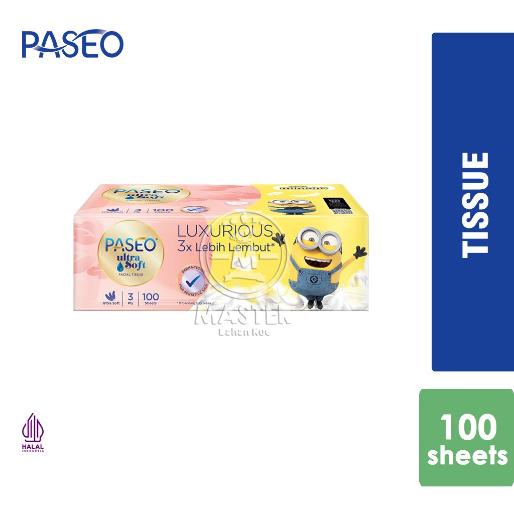 Jual Tisu Ultra Soft Paseo Minion / Tisu Wajah 100 sheets [1 Pcs ...