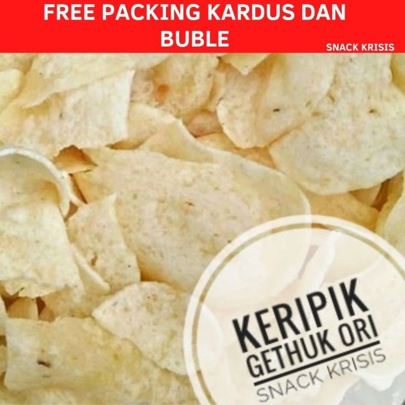 Jual 1kg keripik gethuk putih singkong thailand | Shopee Indonesia