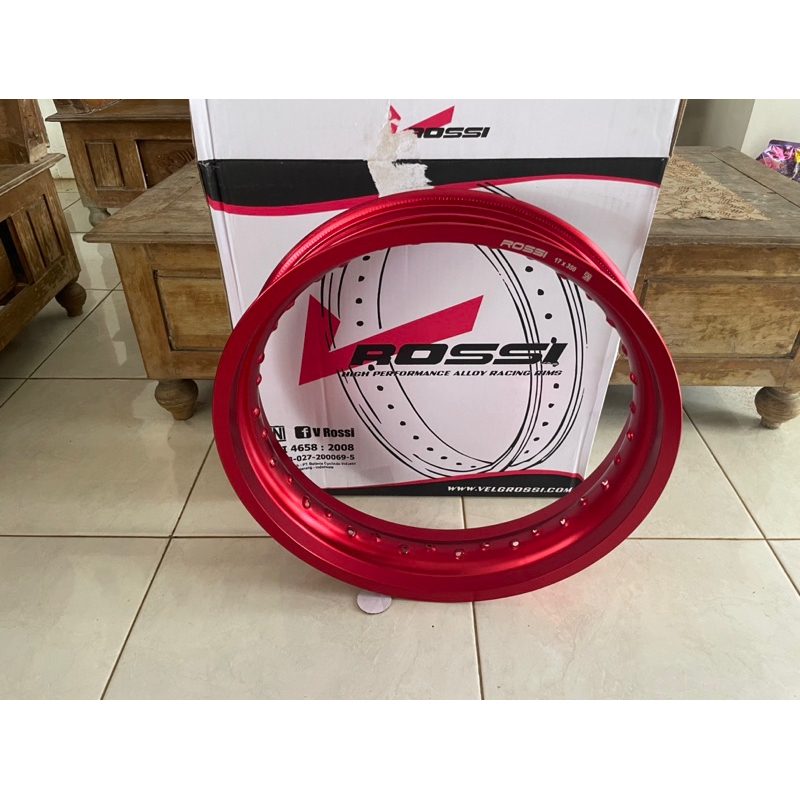 Jual velg Rossi ring 17 uk 300,350 merah(harga satuan ) | Shopee Indonesia