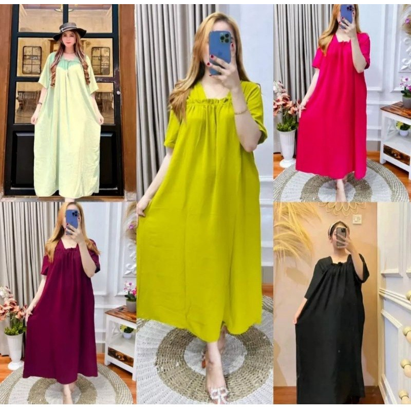 Jual DRESS FUJI / LONG DRESS FUJI / DASTER MURAH PREMIUM | Shopee Indonesia