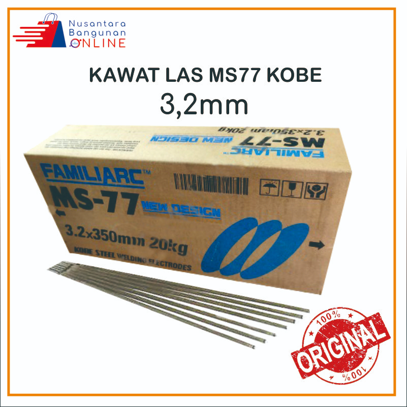 Jual Kawat Las MS77 Kobe 3,2mm | Shopee Indonesia