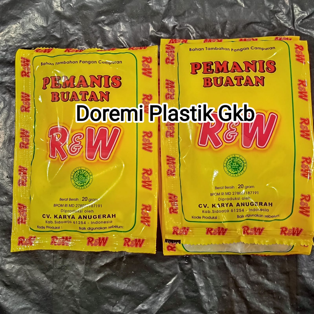 Jual Sari Manis Pemanis Buatan Sodium Super Rajawali R&W RW 40 gr ...