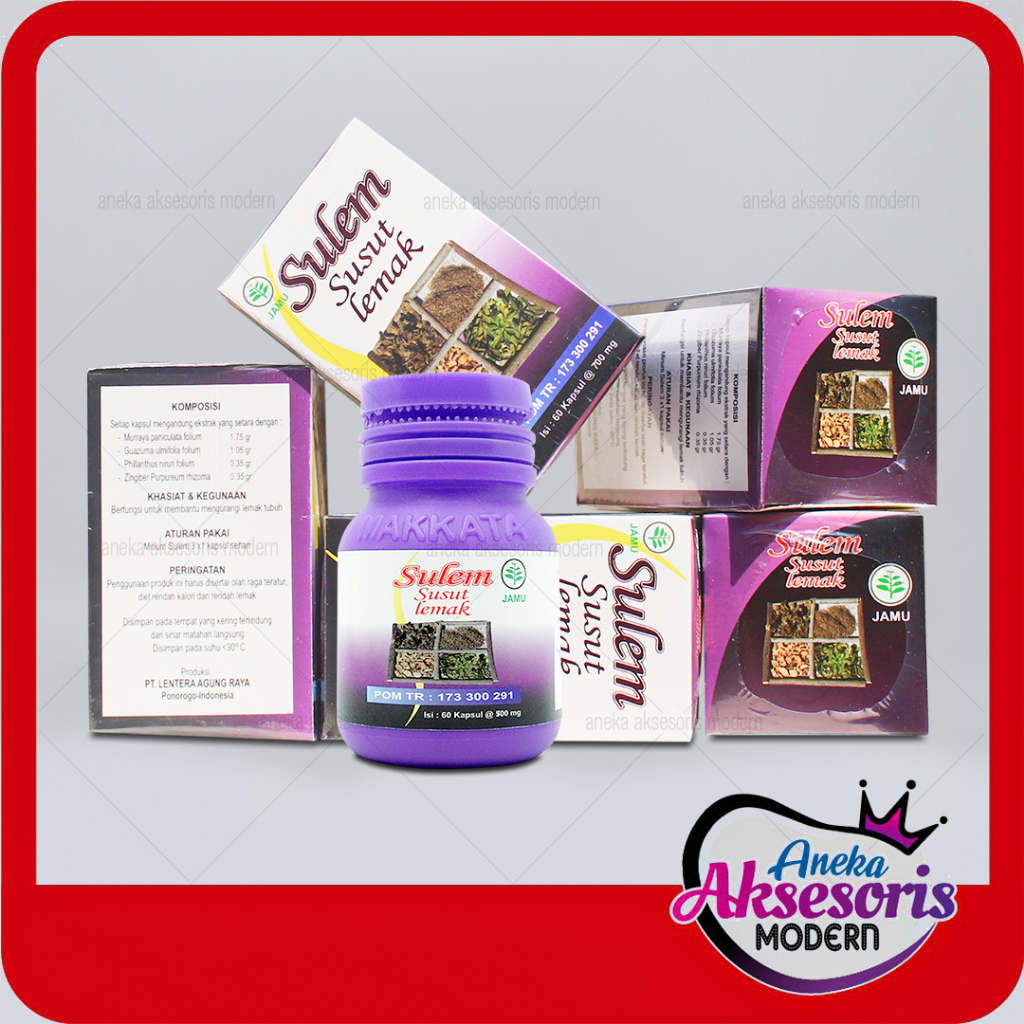 Jual Penurun Berat Badan Sulem Susut Lemak Kapsul Ampuh Dan Cepat Pria Wanita Herbal Aman Busui ...