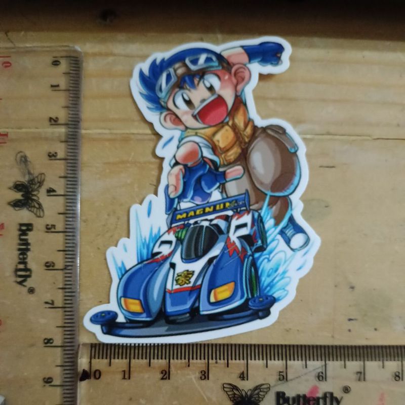Jual STICKER KARAKTER ANIME GO SEIBA BERSAMA MAGNUM SABER TAMIYA MINI ...