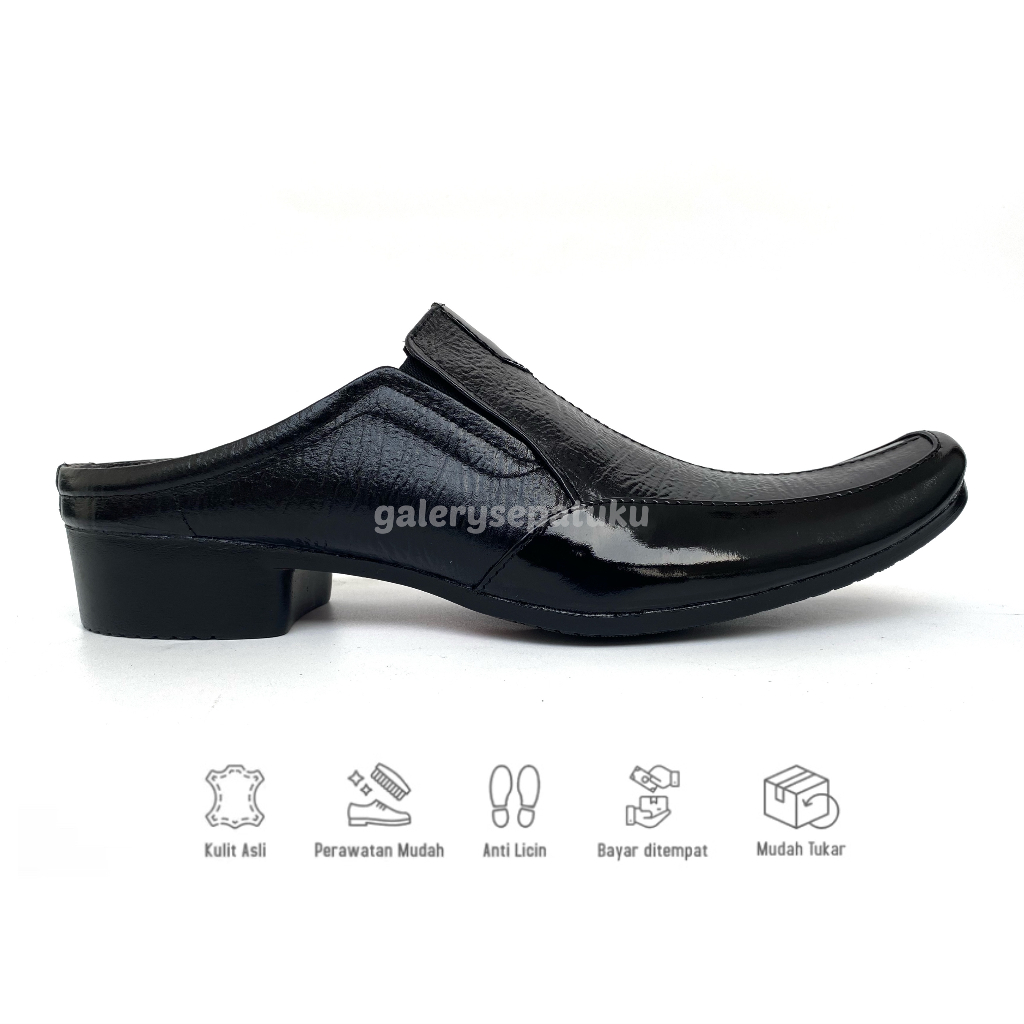 Jual BUSTONG PRIA | SELOP PRIA | Sepatu Bustong Pria Kulit Asli ...