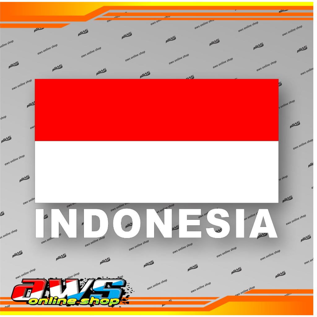 Jual Sticker Cutting Bendera Indonesia | Shopee Indonesia