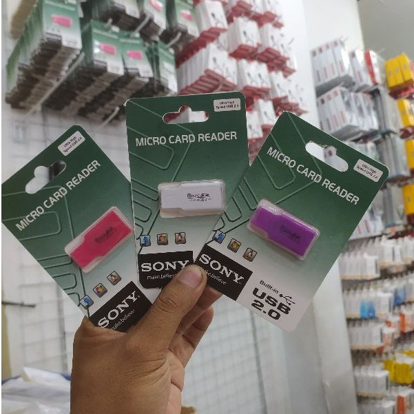 Jual CARD READER MICRO SD SONY USB TF CARD READER SONY CARD READER ...