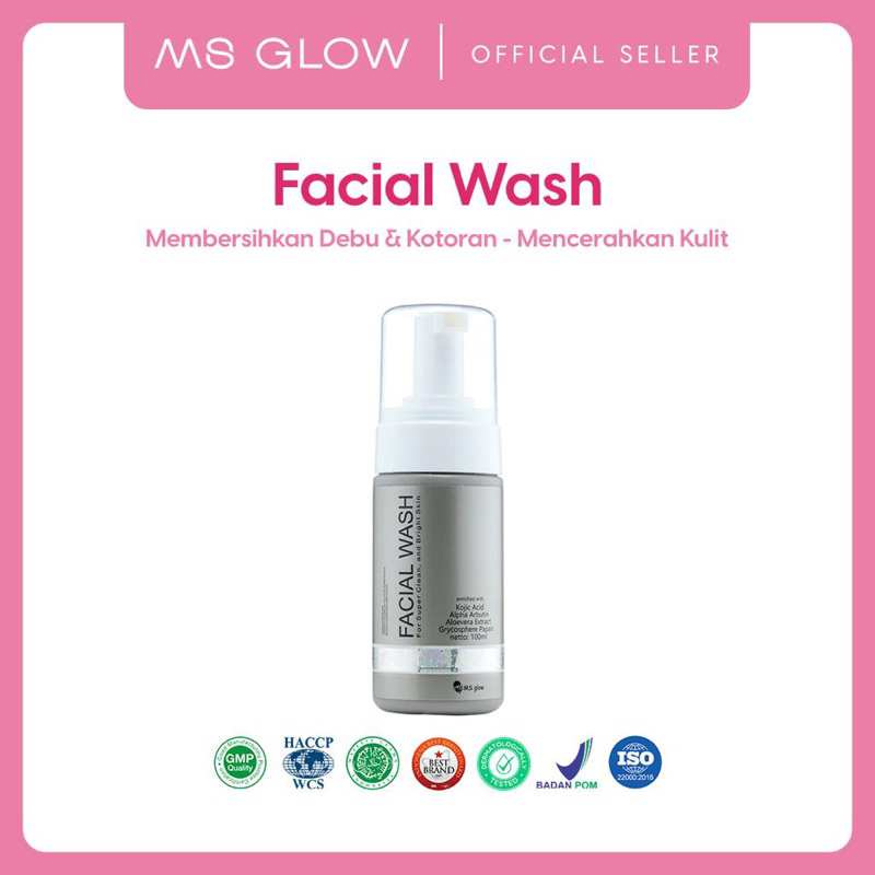 Jual MS GLOW - FACIAL WASH MS GLOW / SABUM MUKA MS GLOW - PEMBERSIH ...