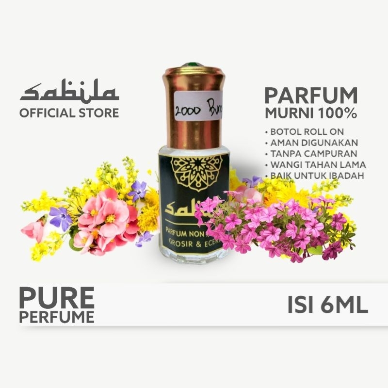 Jual MUSLIM PARFUM 2000 BUNGA Non Alkohol Tola Roll On (6ml) | Shopee ...