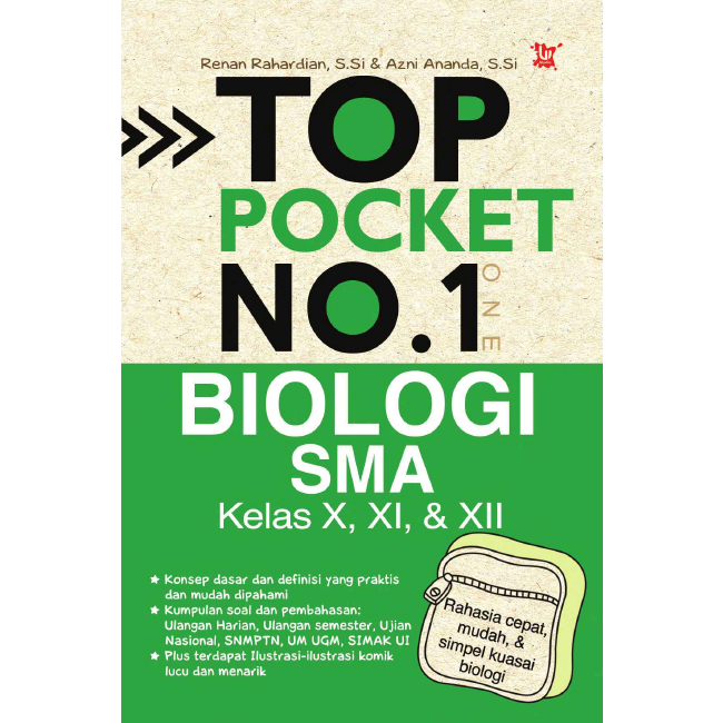 Jual (ID0409) TOP Pocket No. 1 Biologi SMA Kelas X, XI, XII (Renan ...