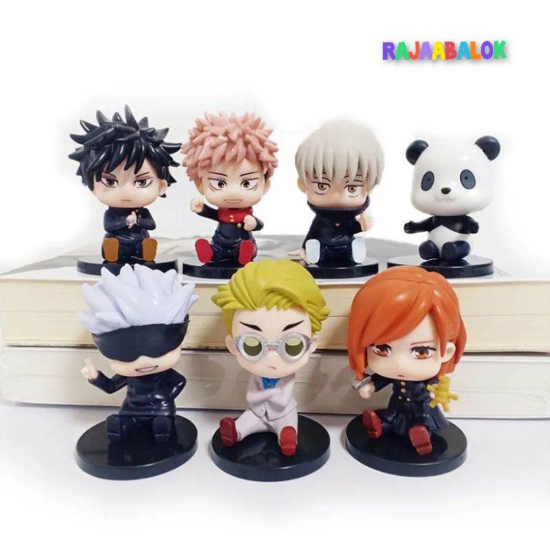 Jual Mainan Action Figure Jujutsu kaisen Itadori Yuji Gojo Satoru Set ...