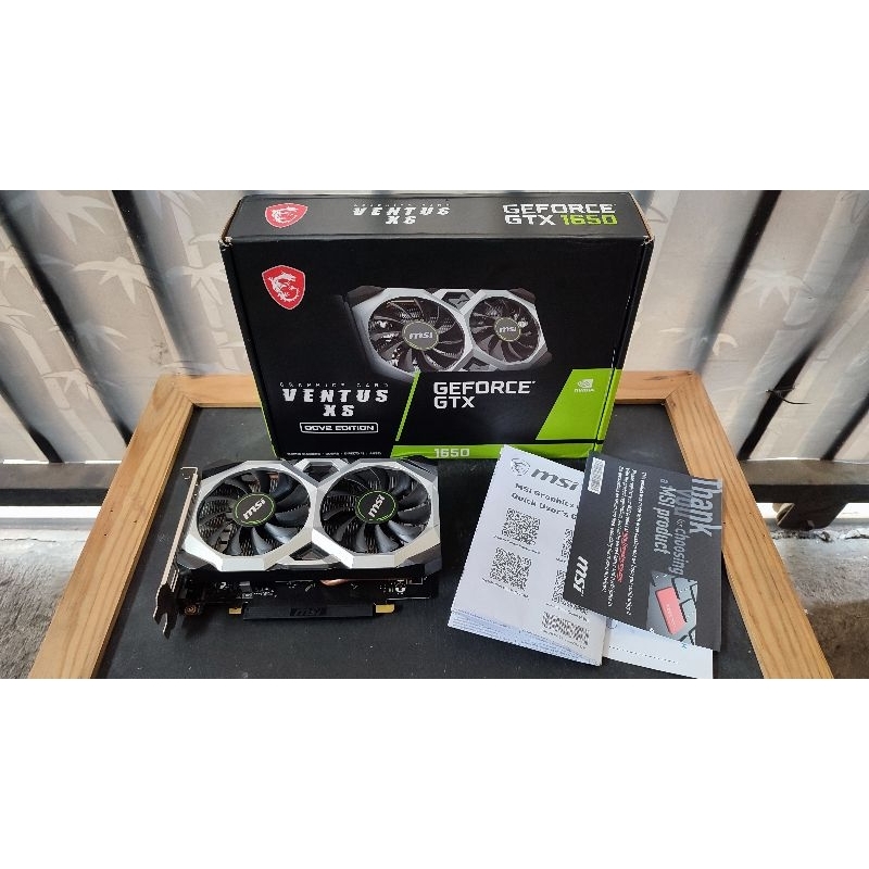 Jual MSI GeForce® GTX 1650 VENTUS XS OCV2 4GB GDDR6 Resmi Expired Juni 2024 likeNew Joss ...