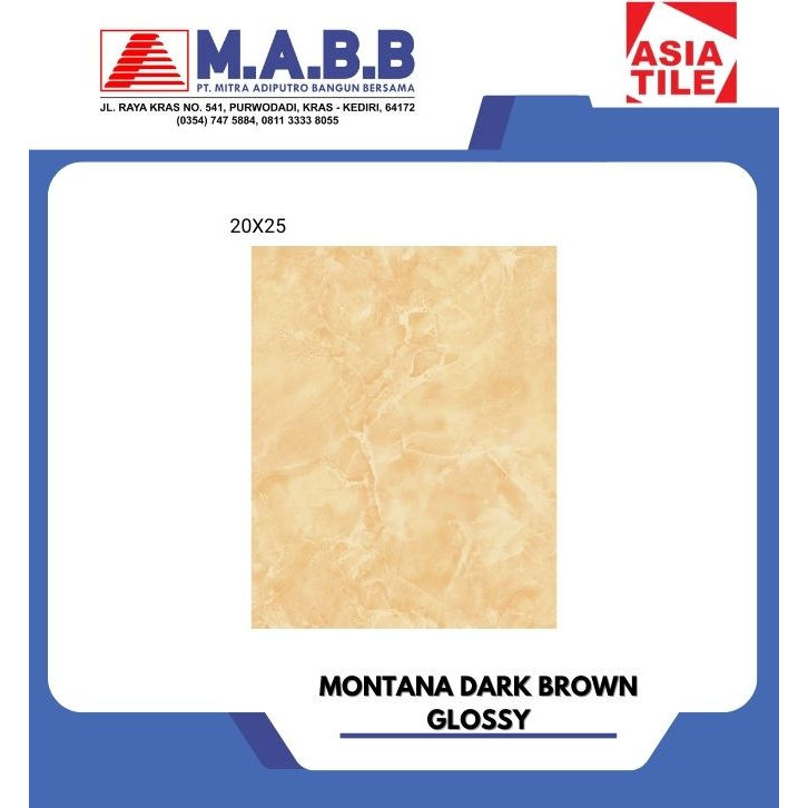 Jual Keramik Asia Tile Montana 20x25 Glossy | Shopee Indonesia
