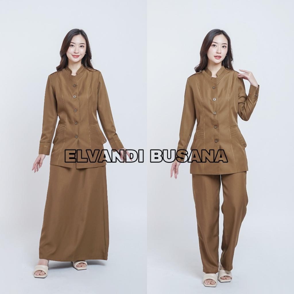 Jual Blazer Wanita B&V LYNELLE / Seragam PNS / Baju PDH PNS Wanita ...