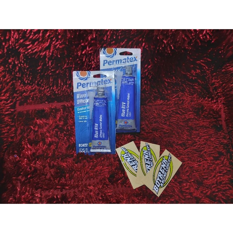 Jual LEM PERMATEX BLUE RTV/ RED RTV /ULTRA BLUE / ULTRA BLACK / ULTRA ...