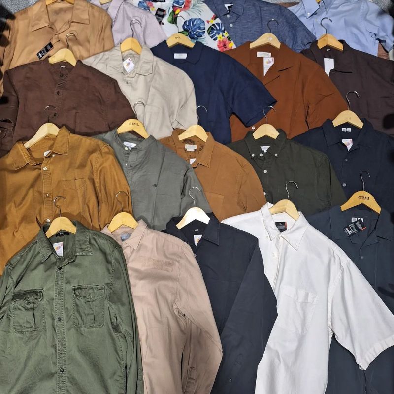 Jual KEMEJA KATUN PRIA SECOND // KEMEJA FLANEL PRIA SECOND MURAH ...