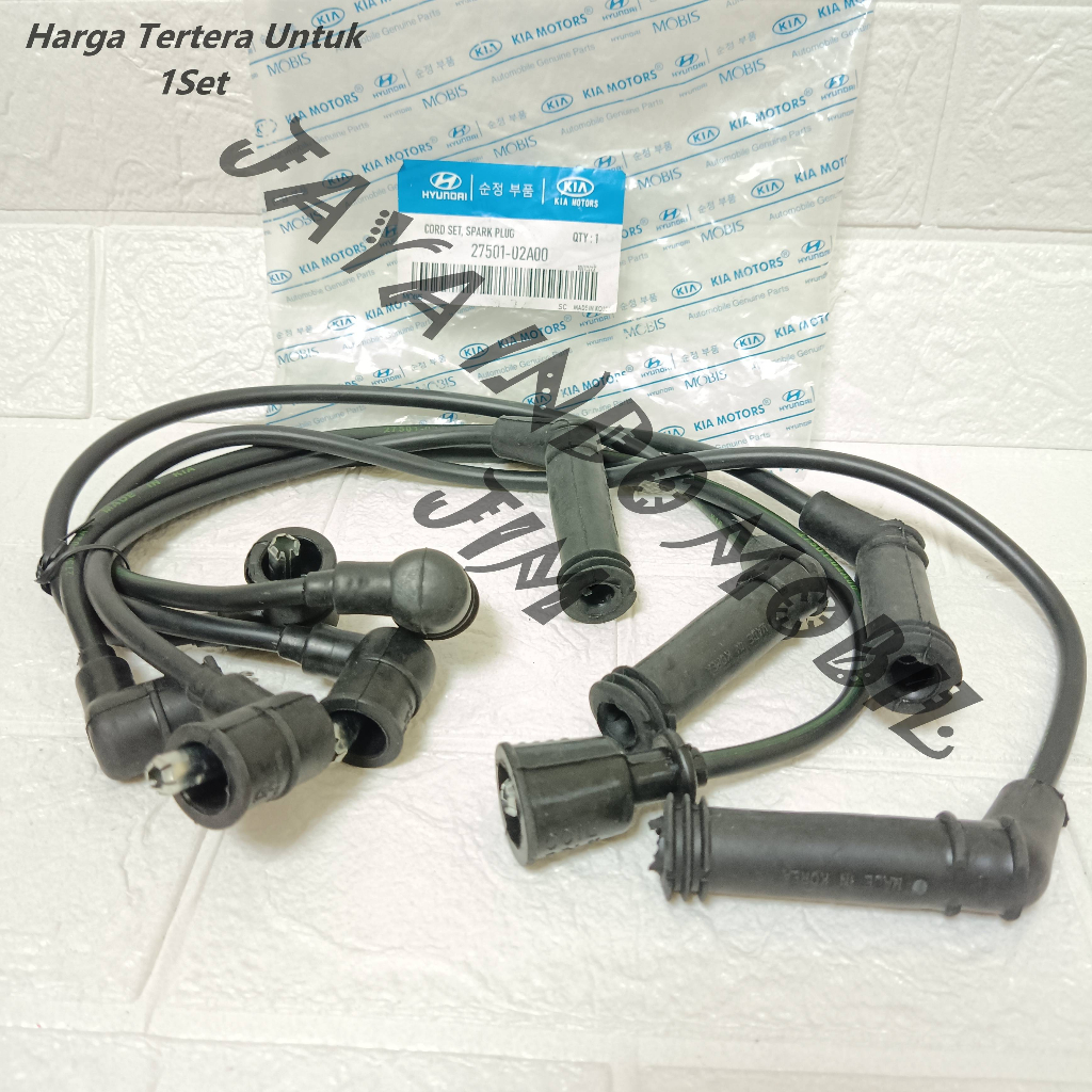 Jual Kabel Busi Cord Plug Set Atoz Visto Picanto Original | Shopee ...