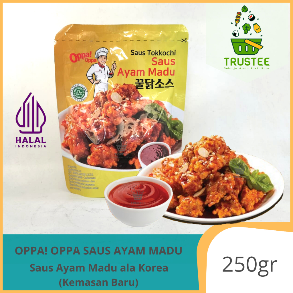 Jual Oppa! Oppa Saus Ayam Madu Korea / Honey Chicken Sauce Oppa Halal ...