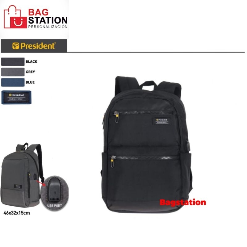 Jual NEW BACKPACK PRESIDENT ORIGINAL TAS RANSEL LAPTOP TAS PRIA TAS ...
