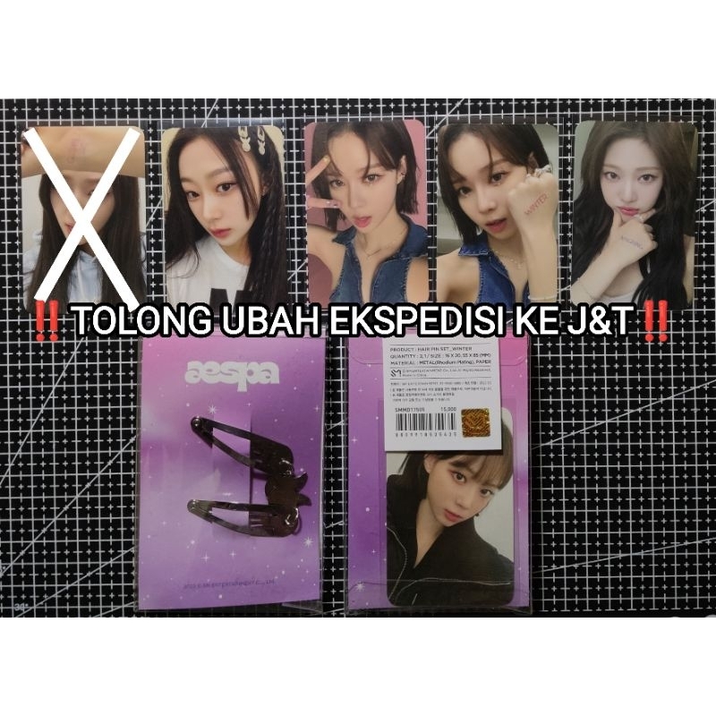 Jual PC KARINA GISELLE WINTER NINGNING TATTOO POINT STICKER AESPA WEEK ...