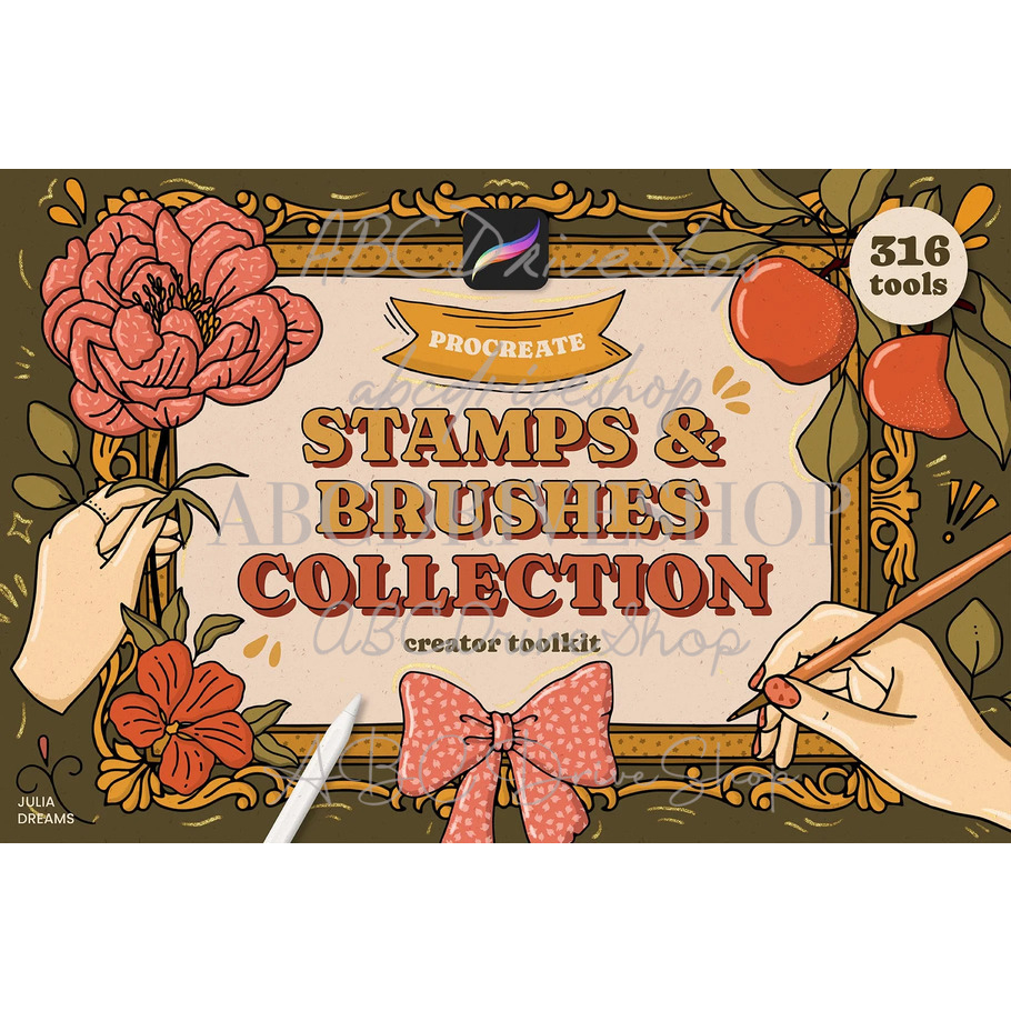Jual Procreate Brush - Stamps & Brushes Creator Toolkit | Shopee Indonesia