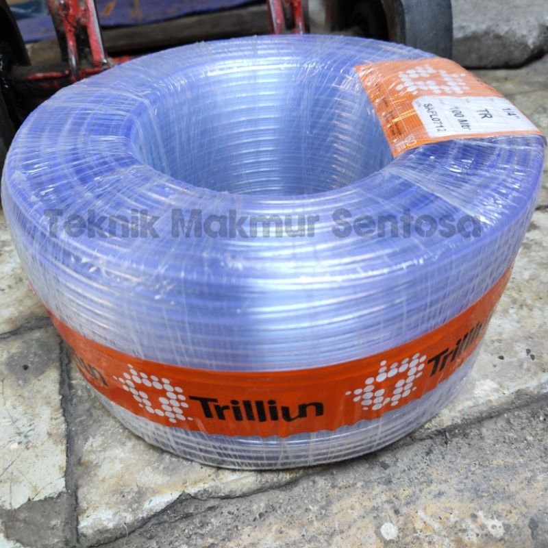 Jual Selang Air Transparan 6mm Roll Panjang 100 Meter Bening 6 mm 1/4 ...