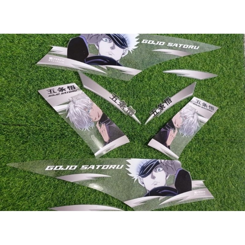 Jual Striping Sticker Soul Mx Custom Transparan Anime Gojo Satoru ...