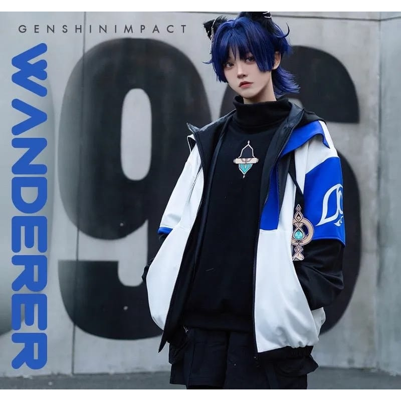 Jual (PDS) OVERSIZED PARKA WANDERER JACKET GENSHIN IMPACT ANIME COSPLAY ...