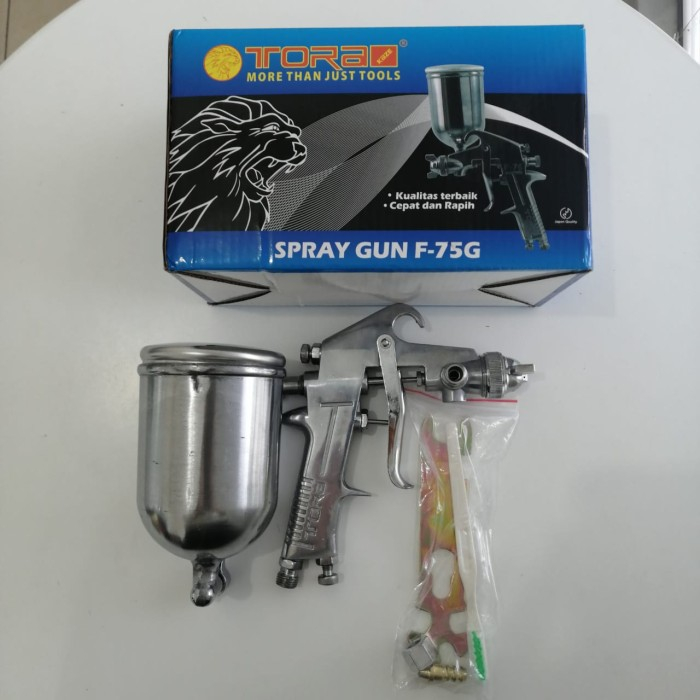 Jual Spray Gun TORA F-75 G / Semprotan cat angin Tora F-75G | Shopee ...