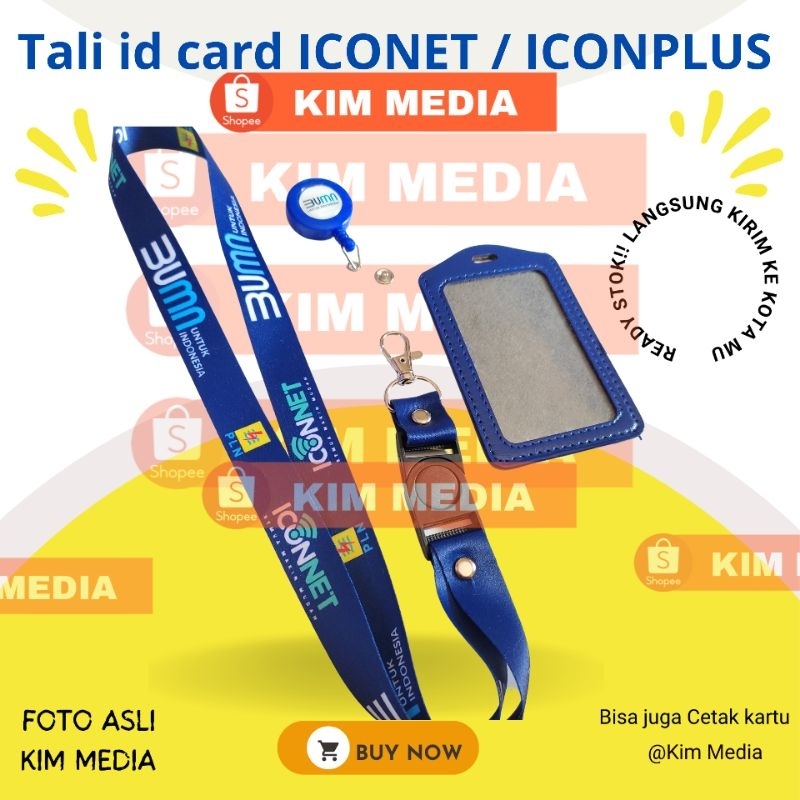 Jual Tali idcard ICONET PLN BUMN / LANYARD ICONET PLN BUMN IDCARD ...