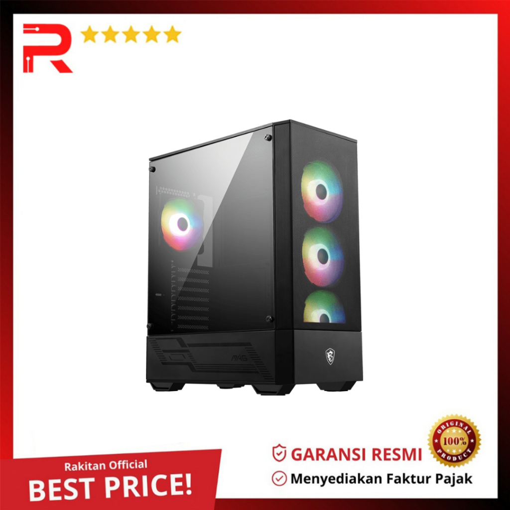 Jual MSI MAG Forge 112R Casing PC Komputer Mid Tower ATX Gaming Case ...